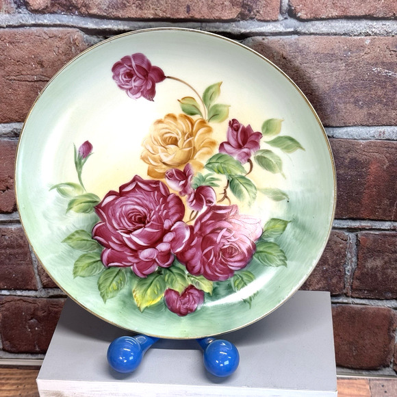 Lefton | Accents | Vintage Lefton China Decorative Floral Plate Hand ...